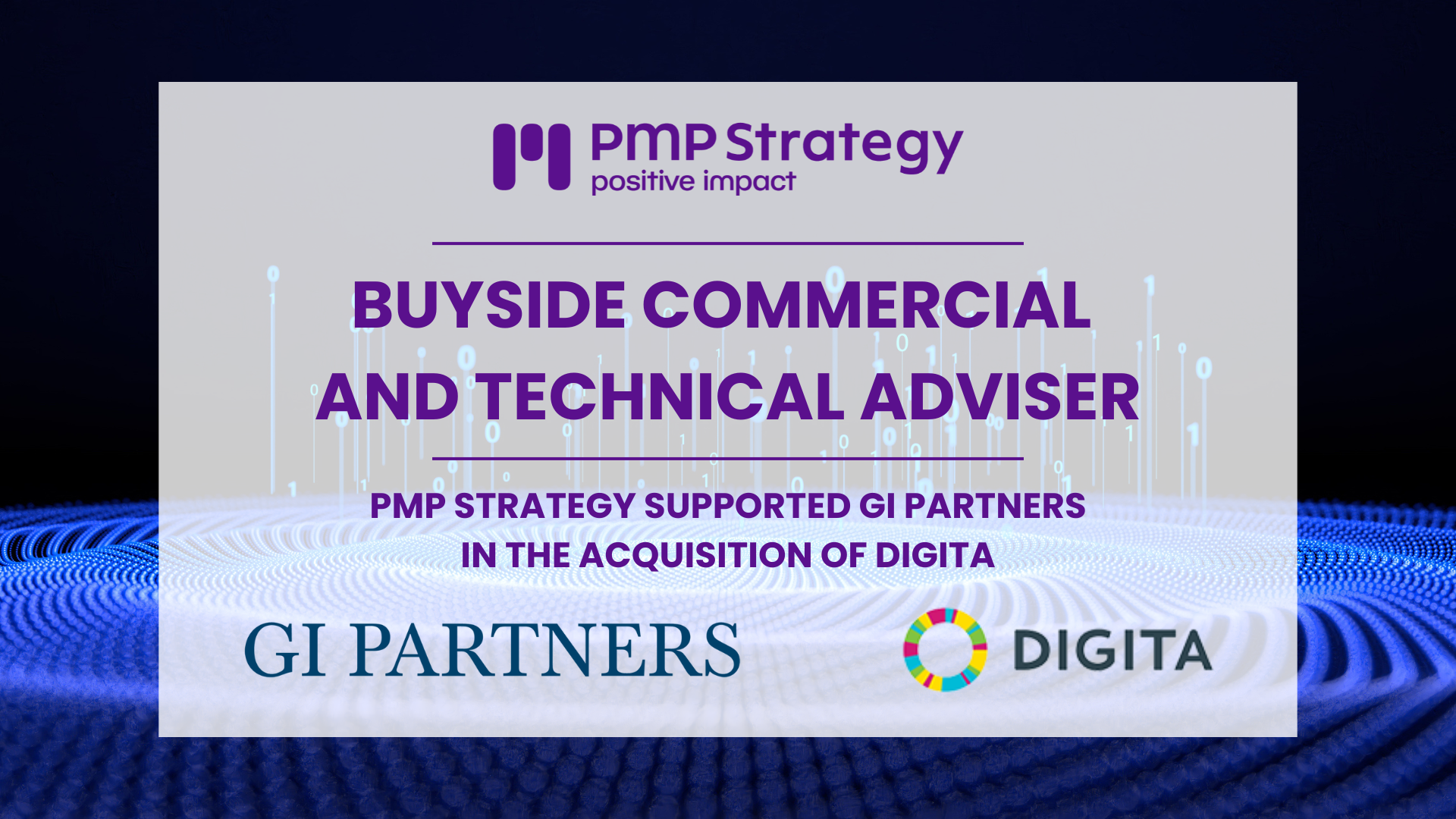 PMP Strategy supported GI Partners in the acquisition of Digita - PMP ...